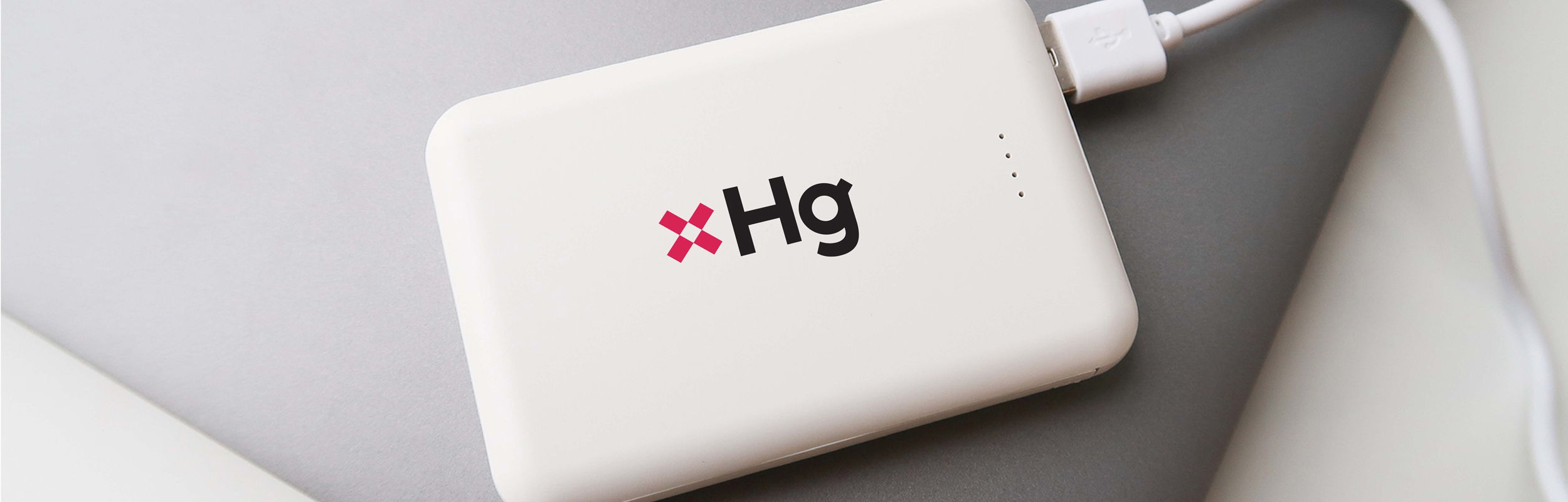 Branded power banks, custom printed charging pads and charging cables