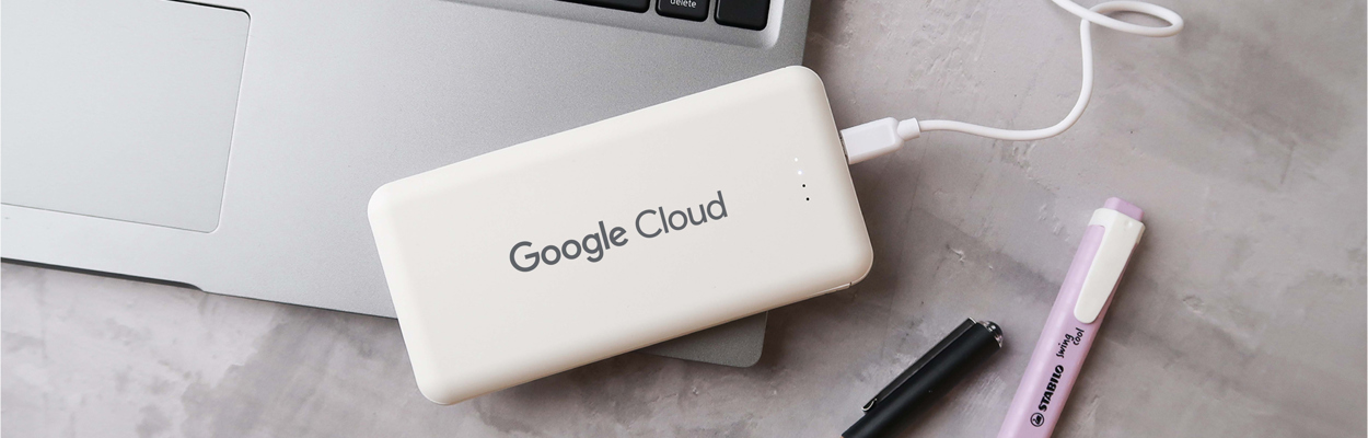 Branded power banks, custom printed charging pads and charging cables